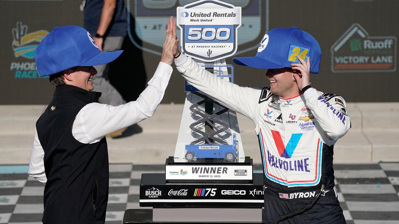 Byron emerges as another star in Hendrick's deep lineup - Newsday