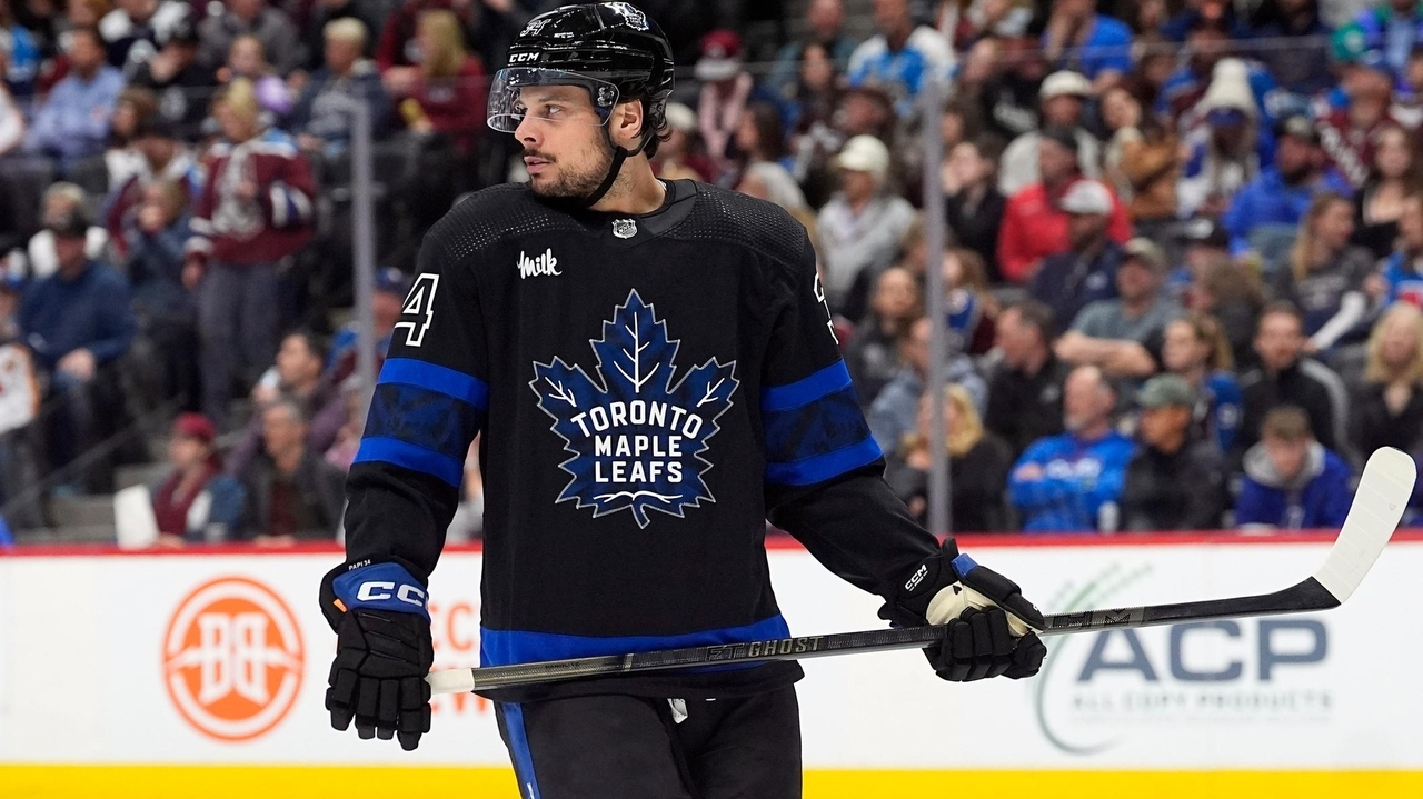 Maple Leafs' Auston Matthews is on pace for the NHL's most goals in a ...