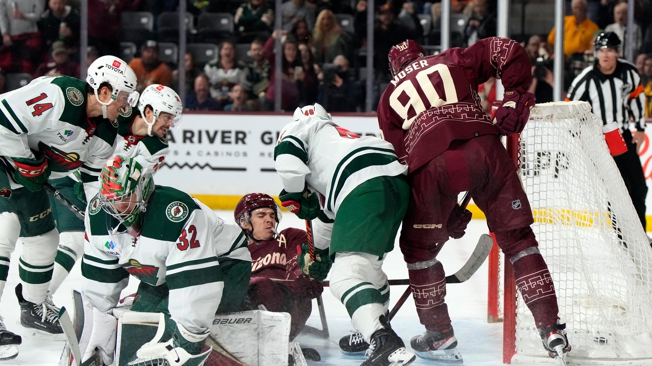Keller's 2nd of game in OT gives Coyotes 5-4 win over Wild - Newsday