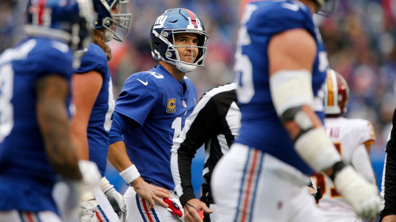 Giants go 59:43 without a TD in loss to Redskins, their fifth in a row ...