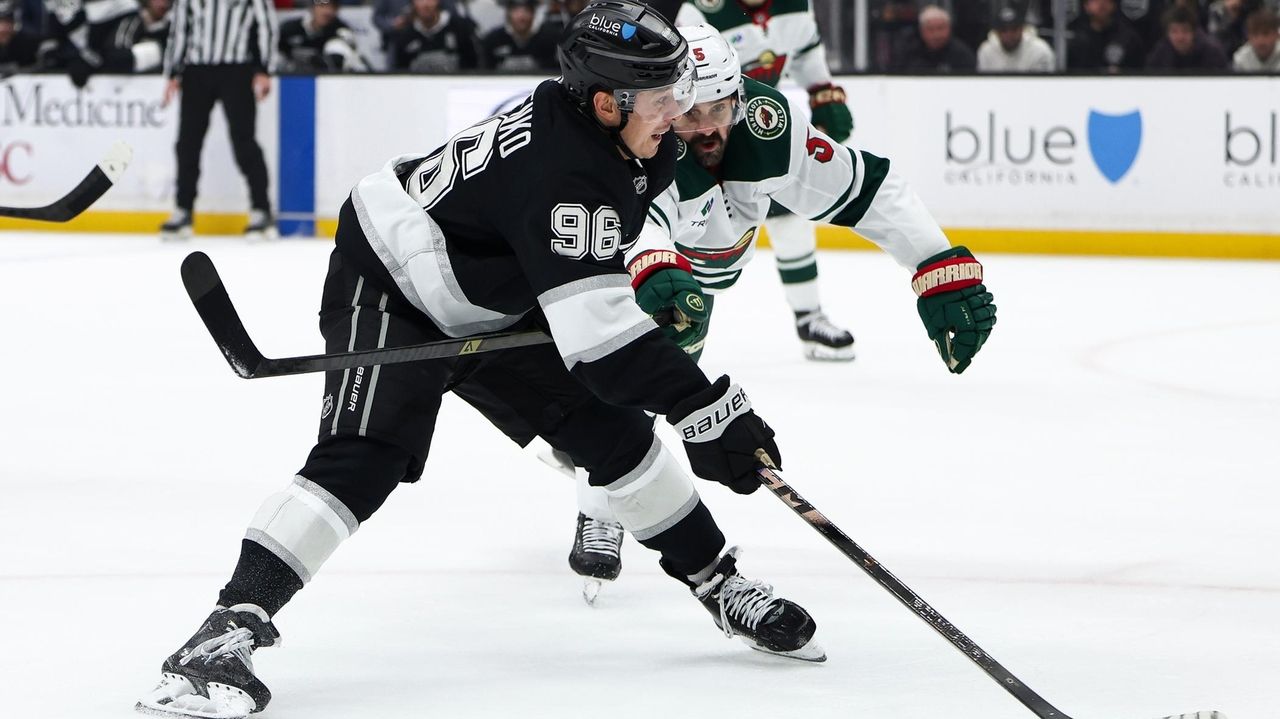 Kuzmenko has goal and assist as Kings beat Wild 4-2 - Newsday