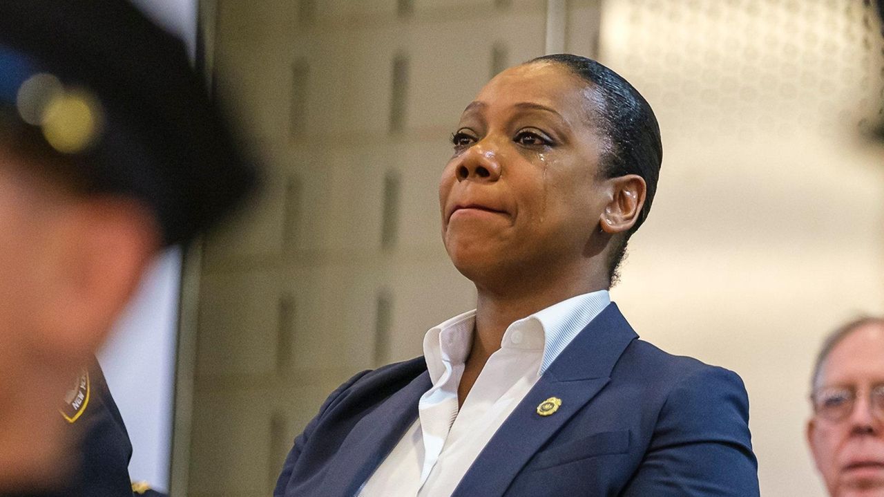 NYPD Commissioner Keechant Sewell says goodbye to the 34,000-member ...