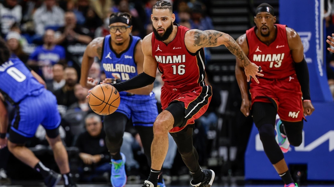 Tyler Herro scores 28 points as the Miami Heat beat the Orlando Magic ...