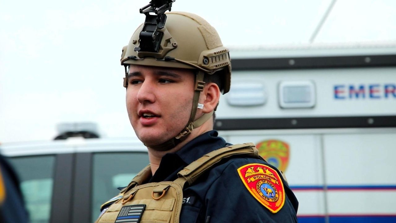 Son of Luis Alvarez gets his dream job of being cop - for a day - Newsday