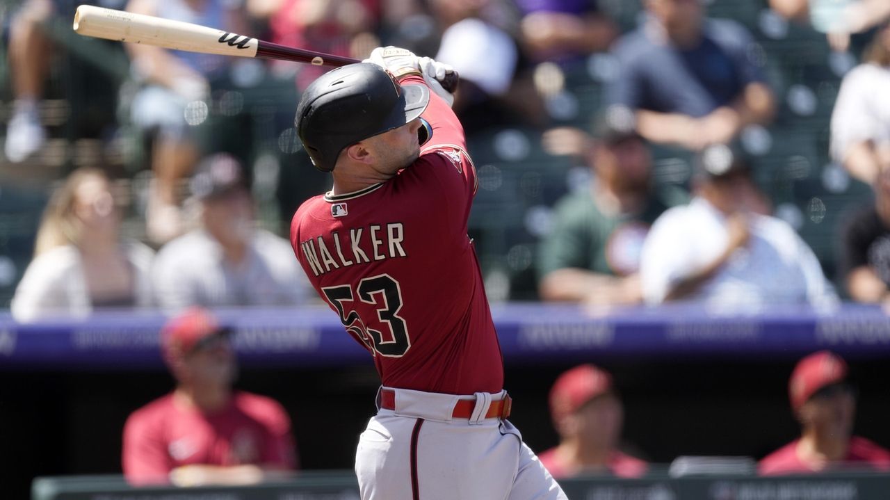 Walker homers twice, hitting 2-run shot in 8th in Diamondbacks' 9-7 ...