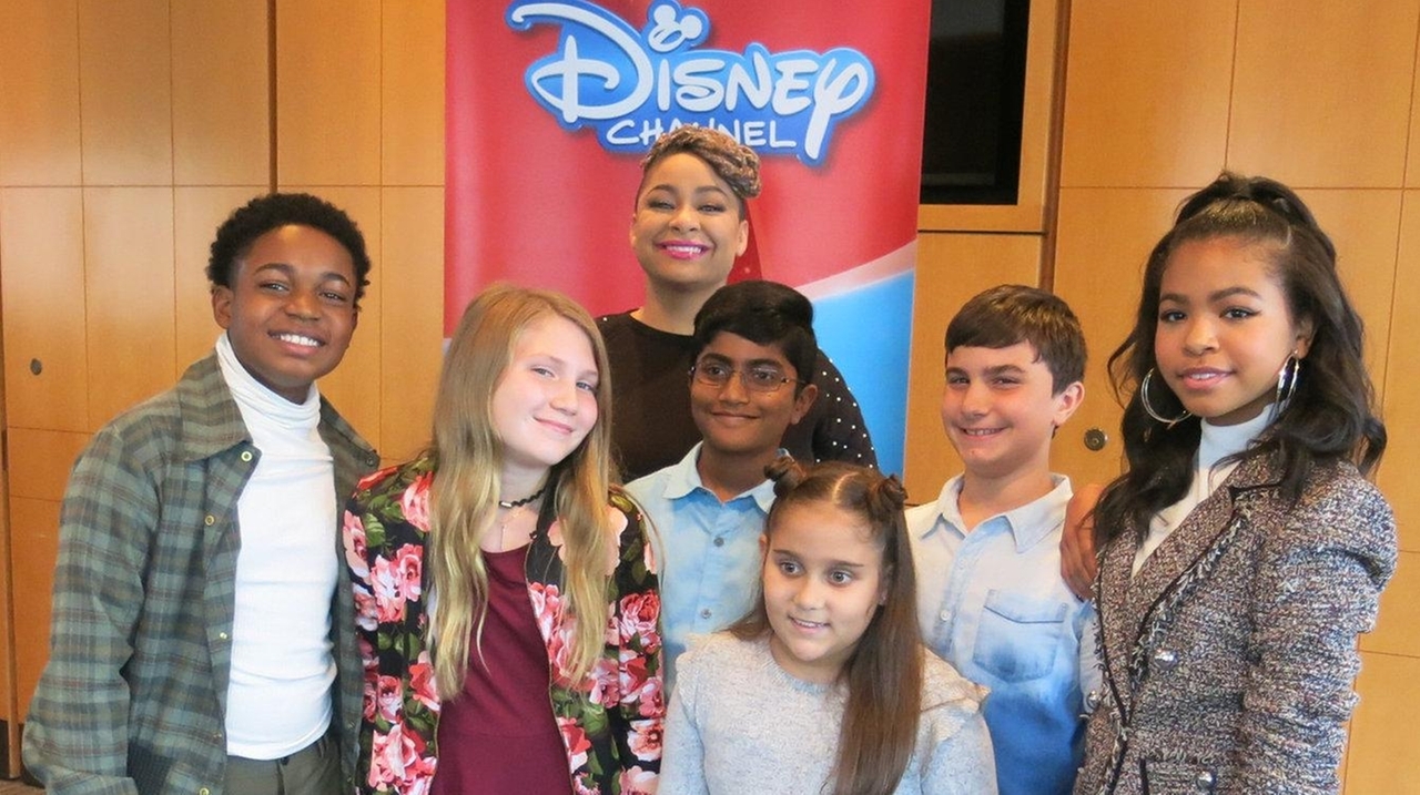 'Raven's Home' actors meet LI kids - Newsday