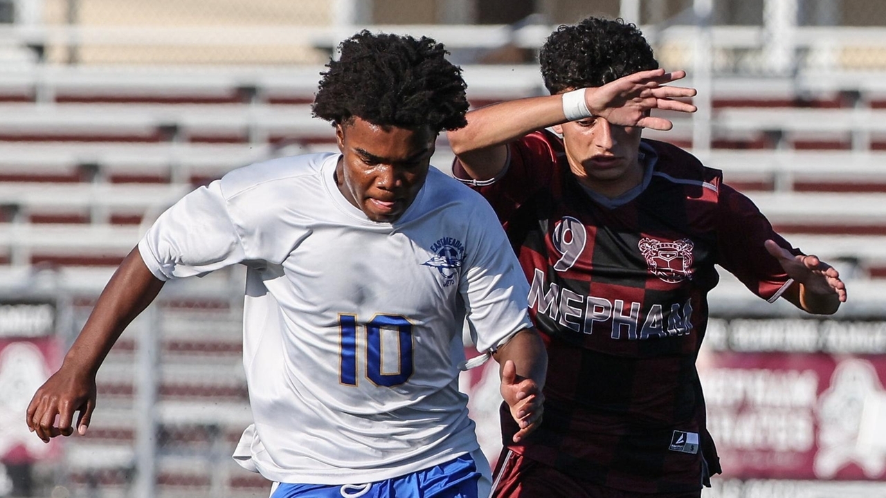 East Meadow vs. Mepham boys soccer - Newsday