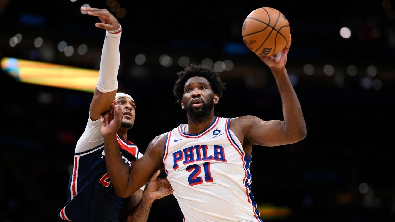 Joel Embiid scores season-high 50 points, 76ers beat Wizards 131-126 - Newsday