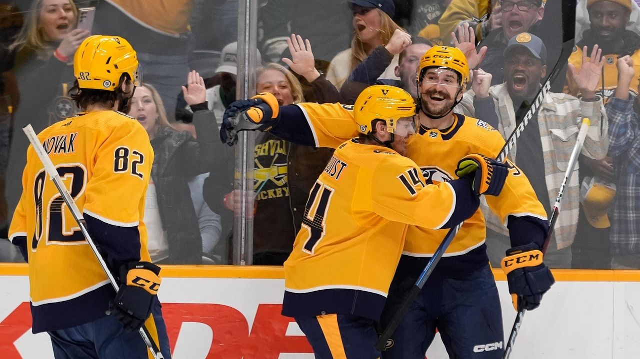 Predators blow out Wild 6-1 to extend winning streak to 7 games - Newsday
